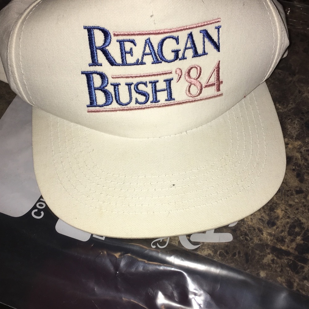 Vintage Reagan Bush 1984 Election Hat - Gem